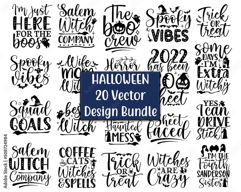 HALLOWEEN 20 Vector Design Bundle, Halloween SVG Bundle, Halloween ... HALLOWEEN 20 Vector Design Bundle, Halloween SVG Bundle, Halloween ...