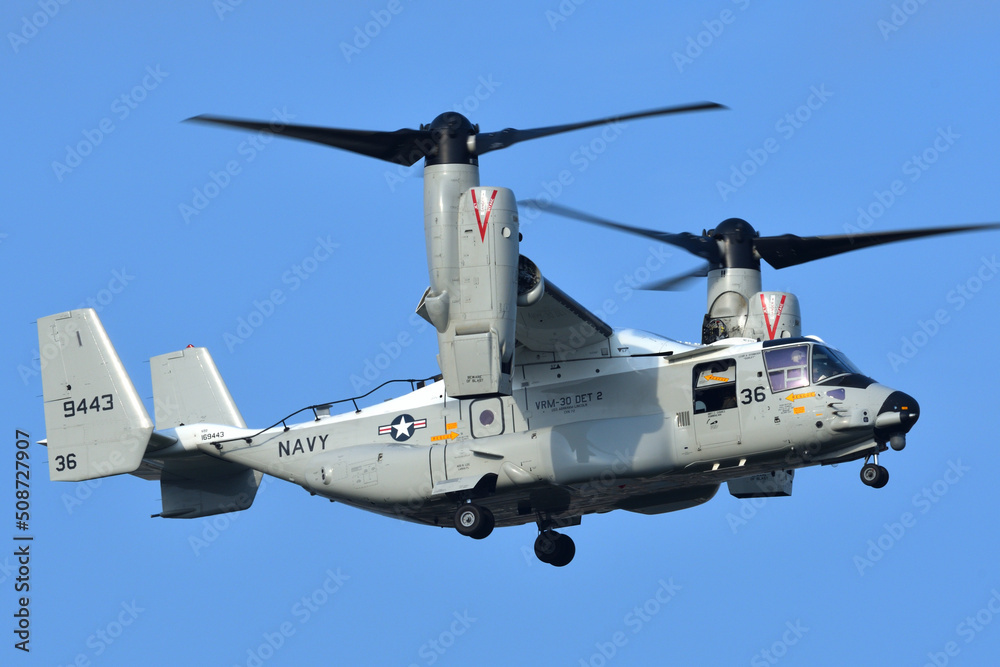 Kanagawa, Japan - April 23, 2022:United States Navy Bell Boeing CMV-22B ...