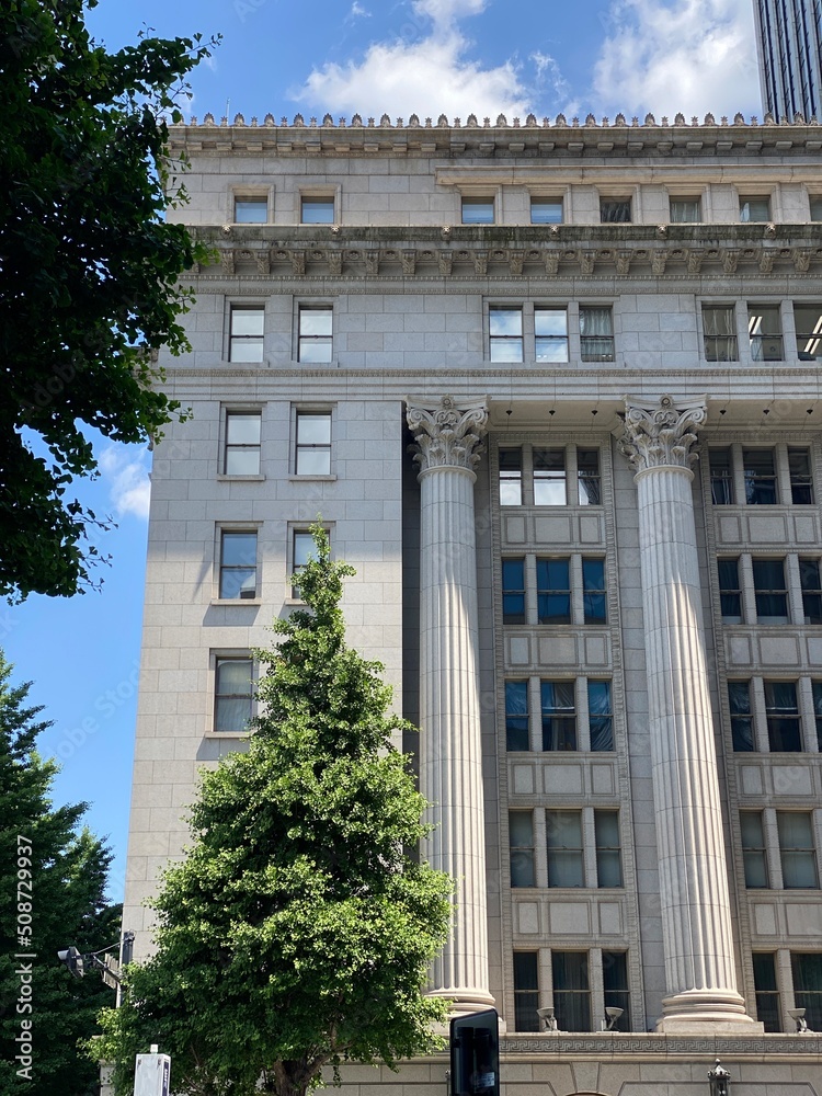 Tokyo station Marunouchi area vintage buildings, Japan’s important ...