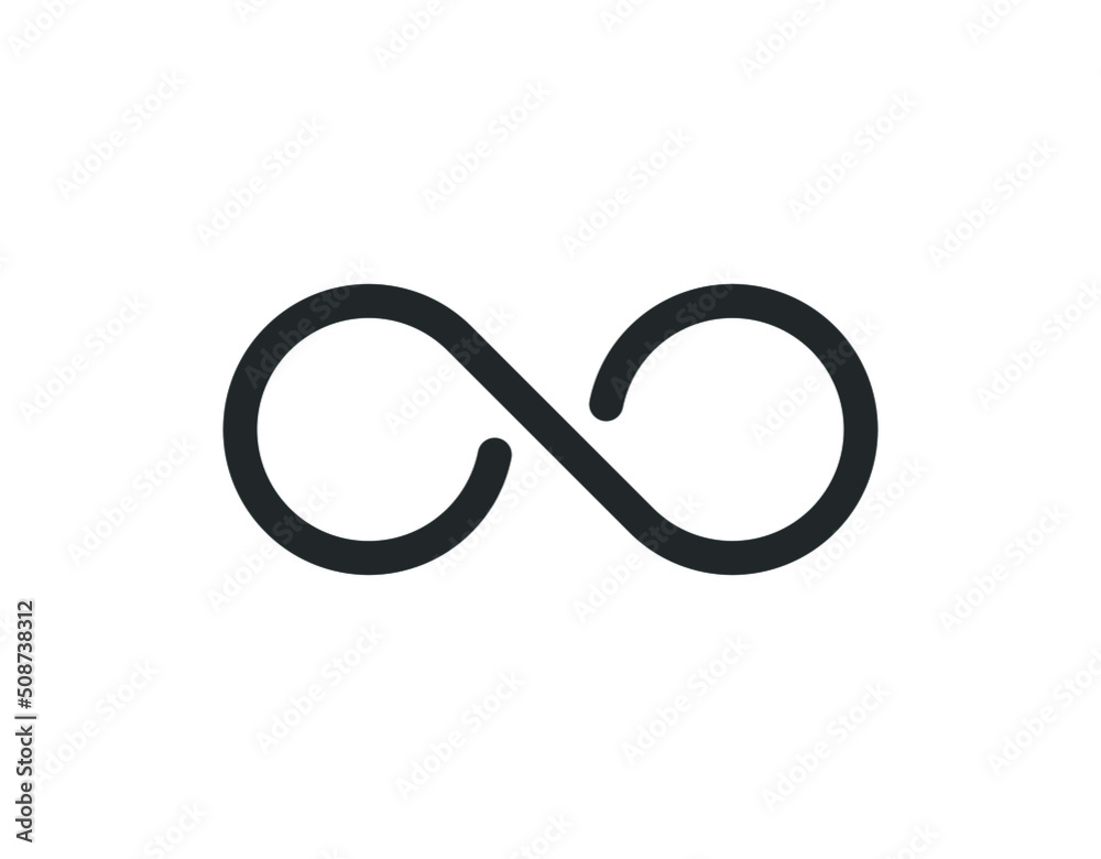 Infinity Icon Vector Logo Design Template Stock Vector | Adobe Stock