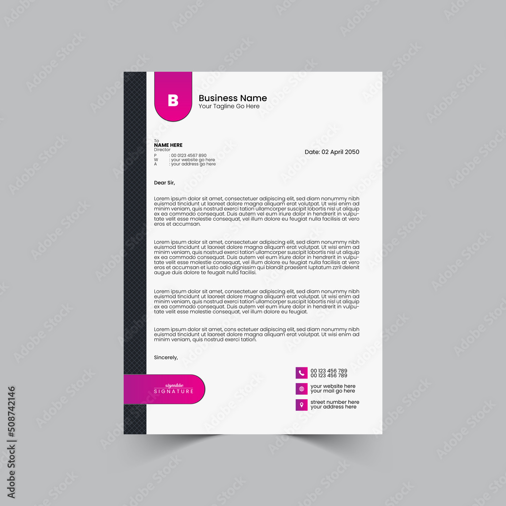 Corporate or Business Letterhead Template Design, Brand Identity, Join ...