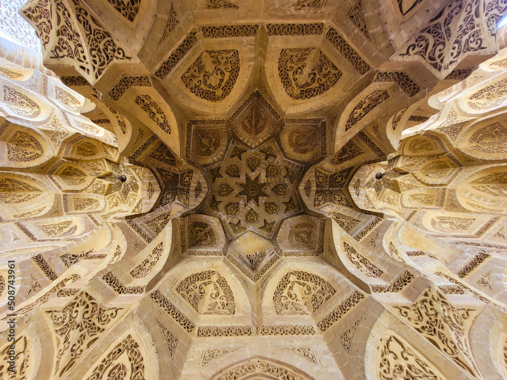 Architecture details of Abbasid palace in Baghdad Iraq Stock Photo ...