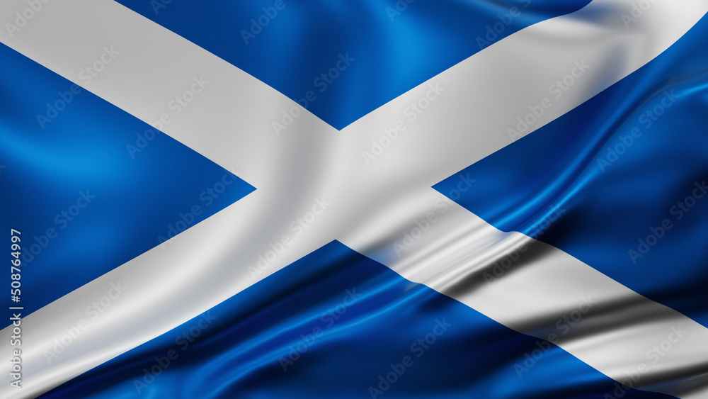 Scotland national flag Stock Illustration | Adobe Stock