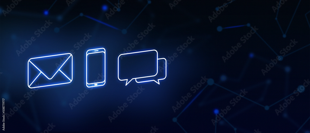 Contact us, email contact, call, message, landing page, background ...