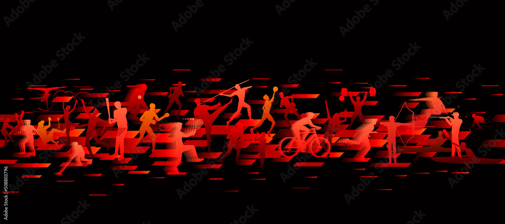 Sports background design with abstract modern template. Vector ...