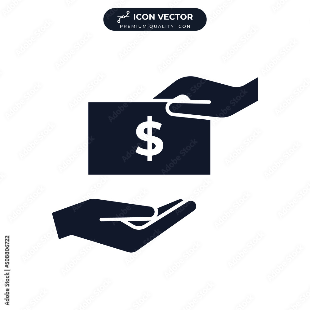 give money payment icon symbol template for graphic and web design ...