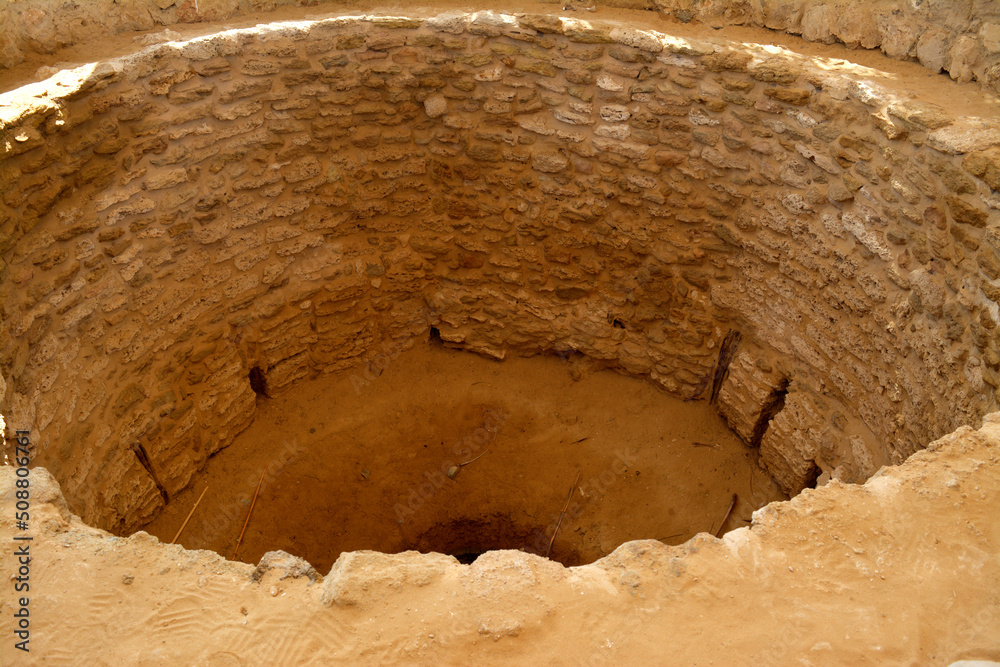 Prophet Moses Springs, Water wells and palms in Sinai Peninsula, Ras ...