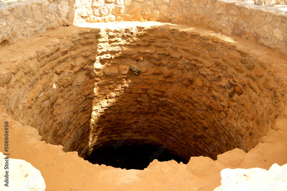 Prophet Moses Springs, Water wells and palms in Sinai Peninsula, Ras ...