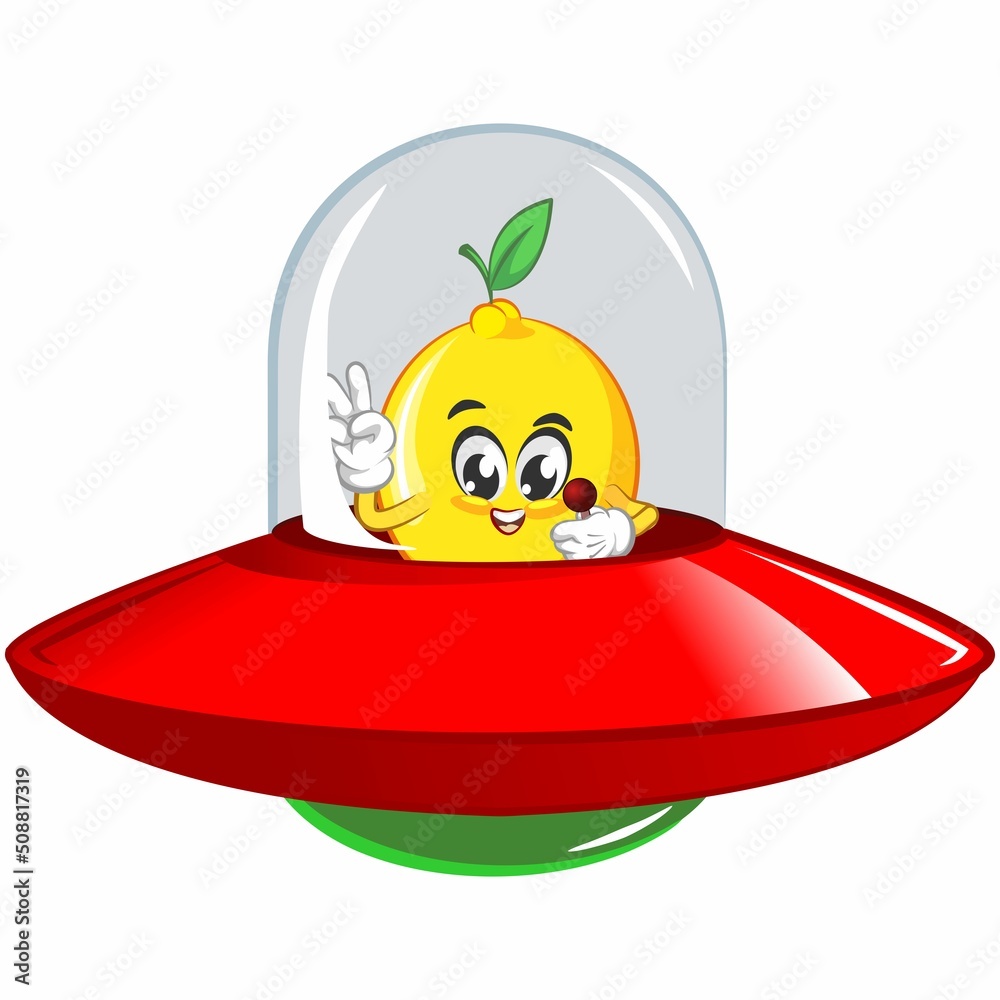 cute lemon fruit mascot character illustration logo icon vector in ...