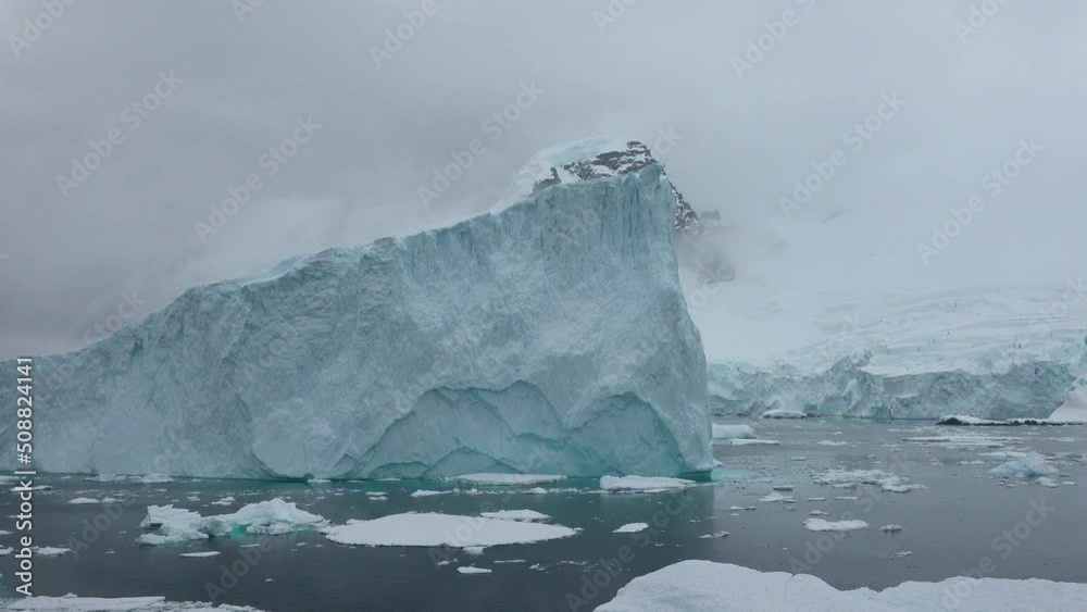 Climate change - Greenland Iceberg landscape of Ilulissat icefjord with ...