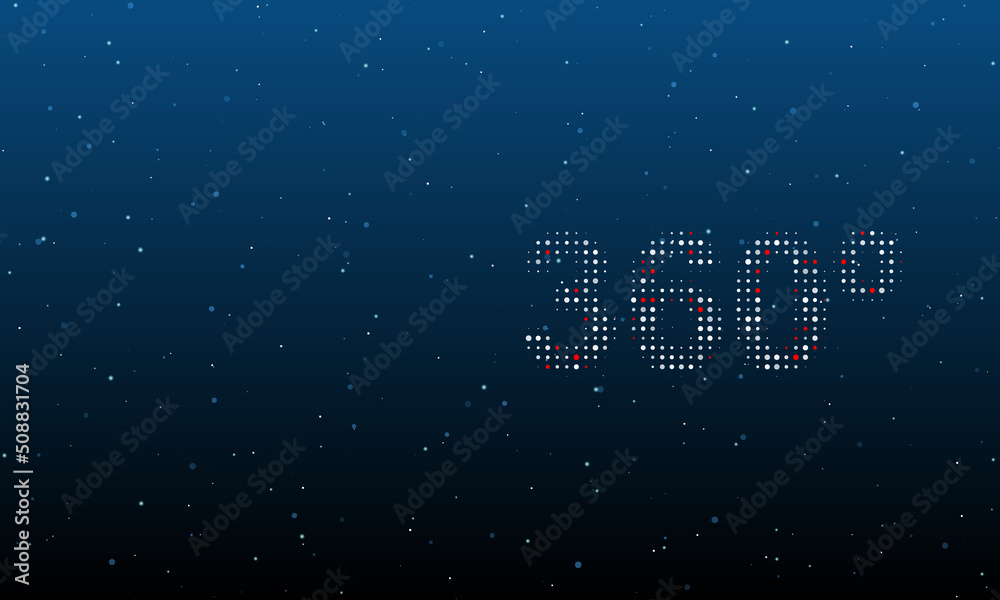 On the right is the 360 degree symbol filled with white dots ...