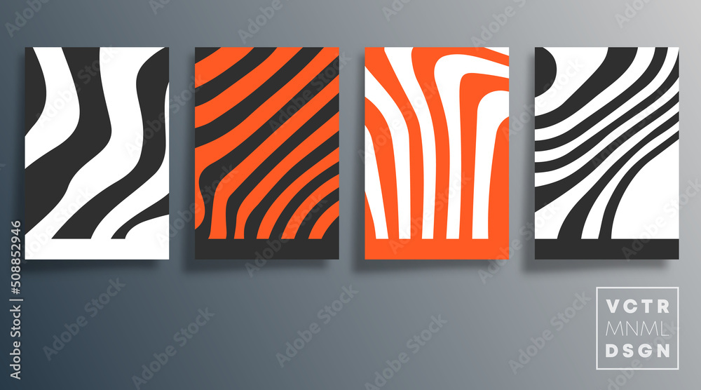 Abstract line design for flyer, poster, brochure cover, background ...