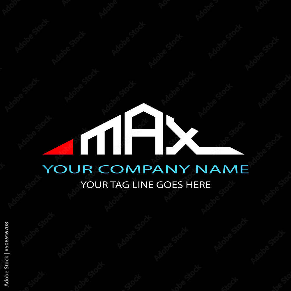MAX letter logo creative design with vector graphic Stock Vector ...