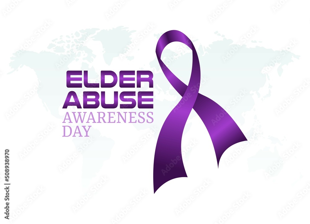 vector graphic of elder abuse awareness day good for elder abuse ...