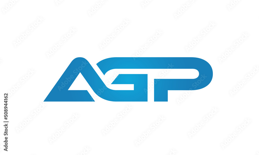 connected AGP Letters logo Design Linked Chain logo icon Stock Vector ...