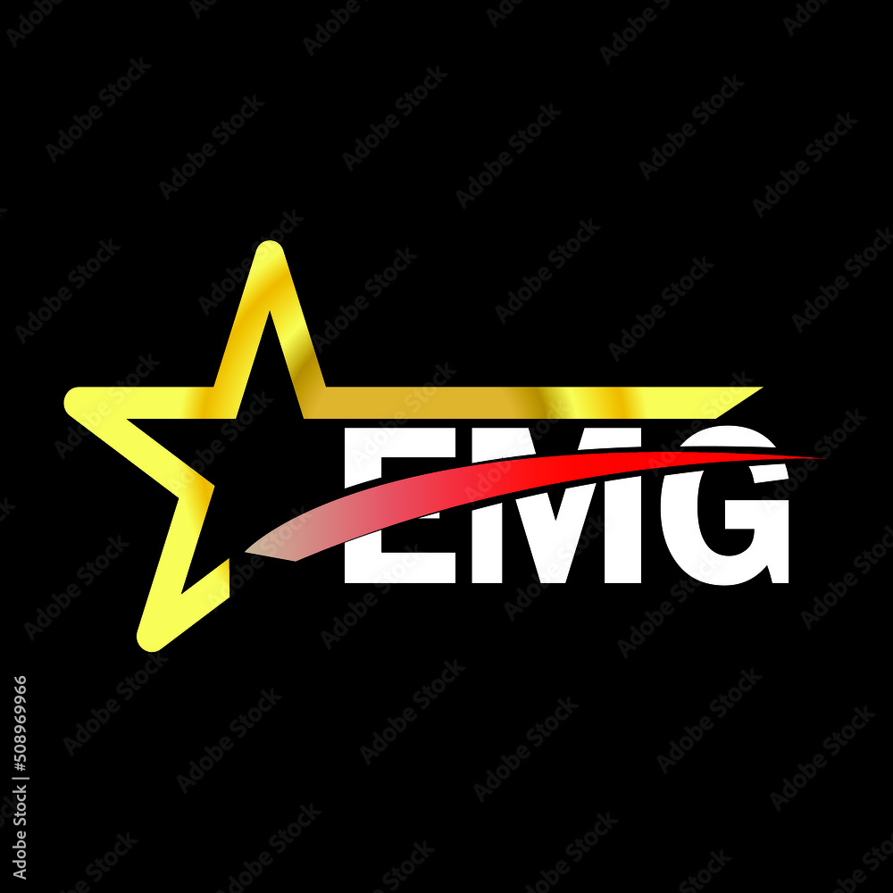 EMG letter logo design. EMG creative letter logo. simple and modern ...