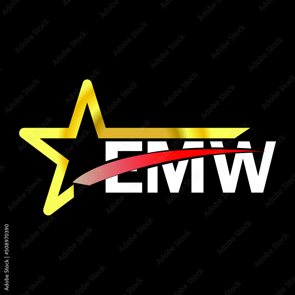 EMW letter logo design. EMW creative letter logo. simple and modern ...