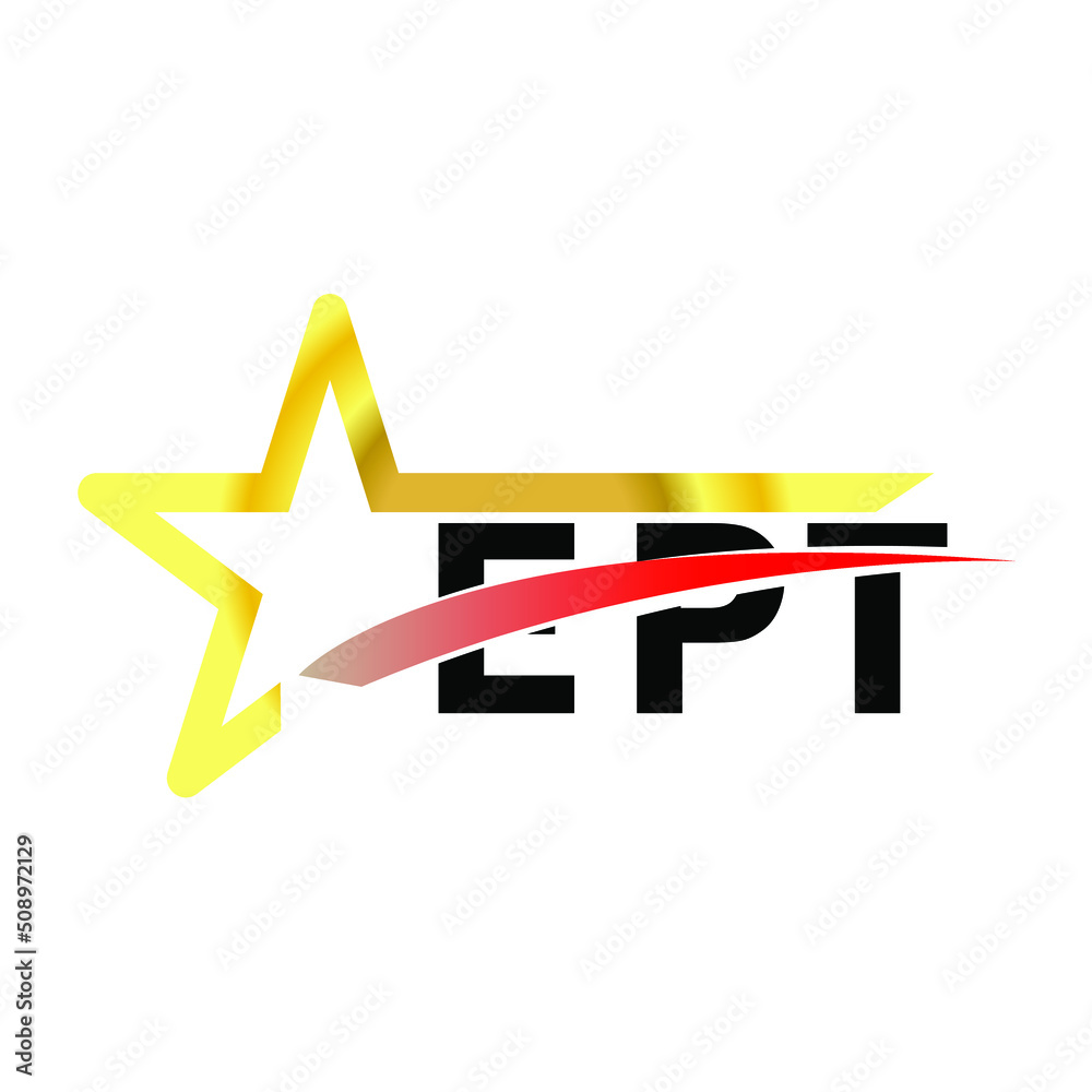EPT letter logo design. EPT creative letter logo. simple and modern ...