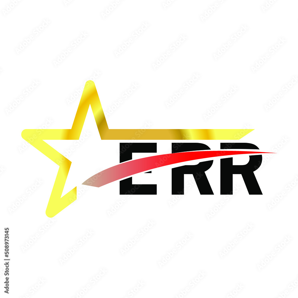 ERR letter logo design. ERR creative letter logo. simple and modern ...