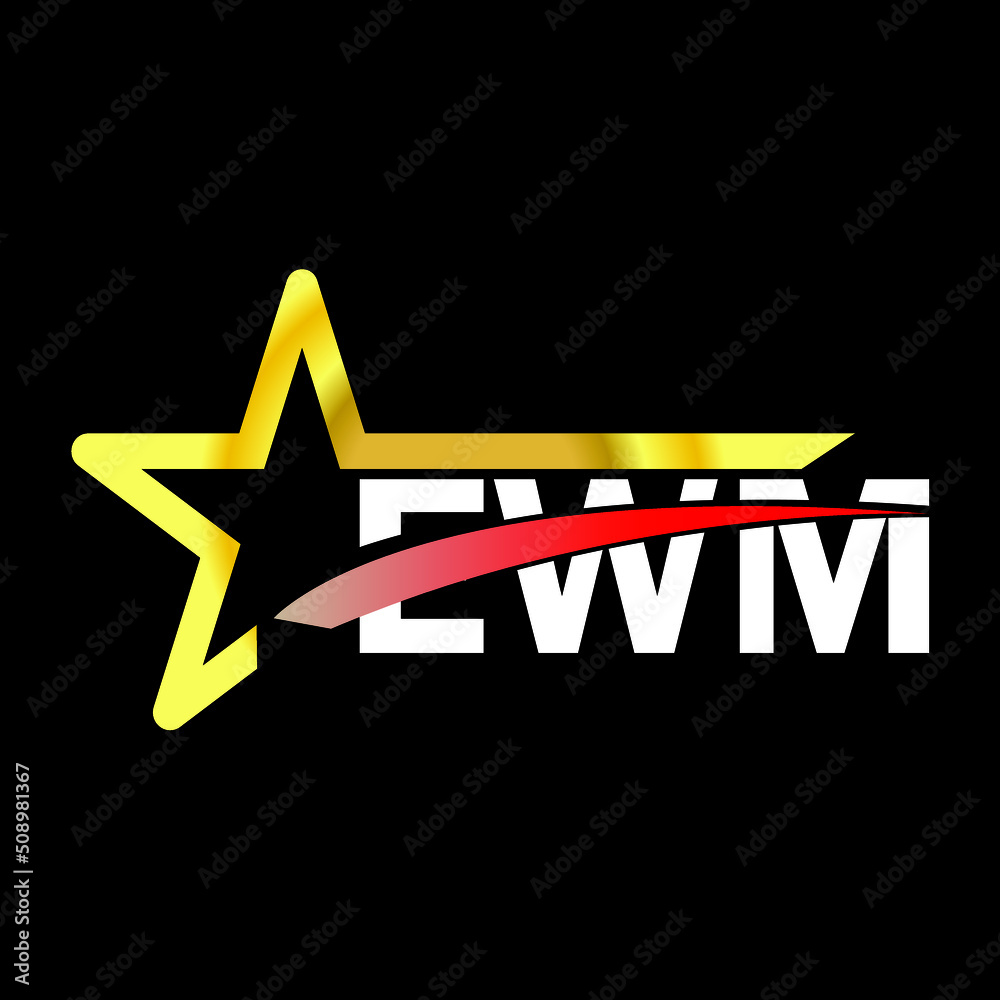EWM letter logo design. EWM creative letter logo. simple and modern ...