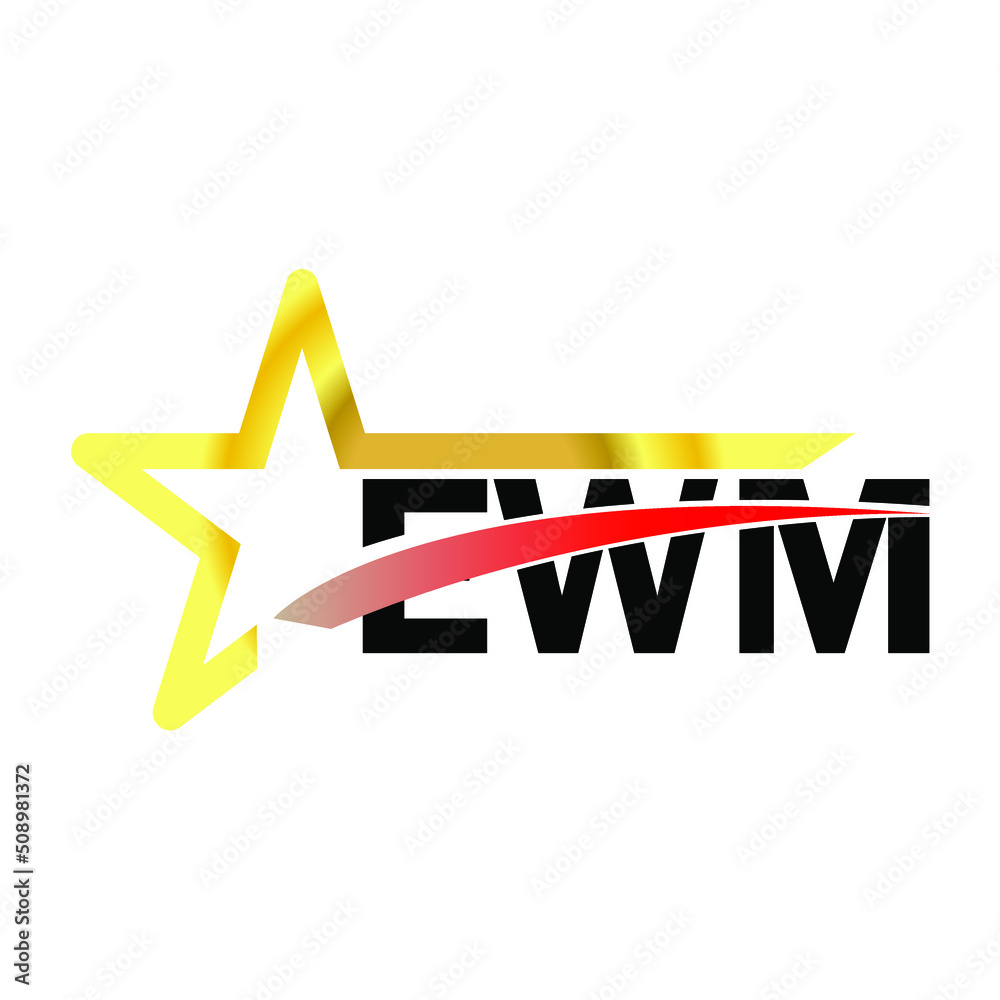 EWM letter logo design. EWM creative letter logo. simple and modern ...