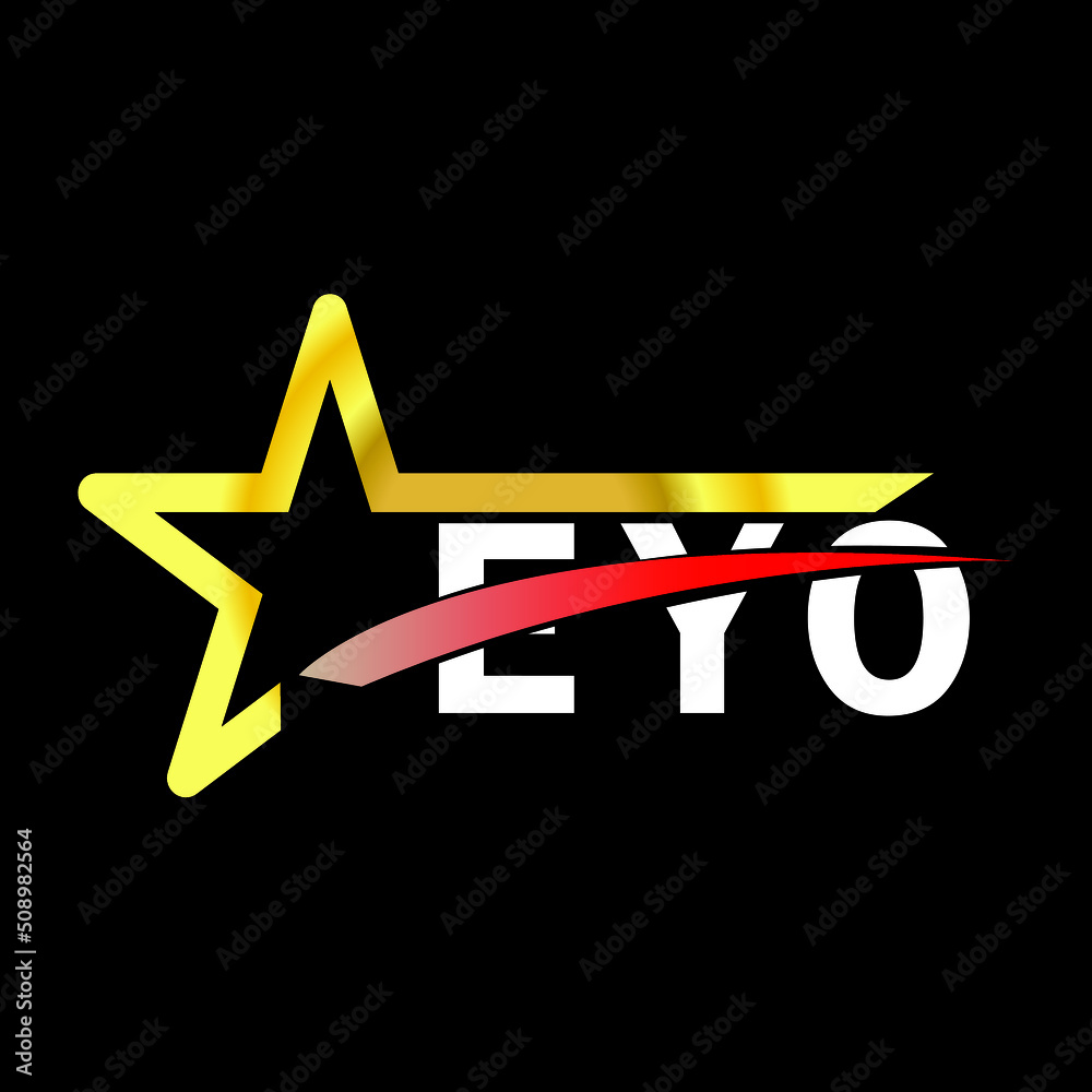EYO letter logo design. EYO creative letter logo. simple and modern ...