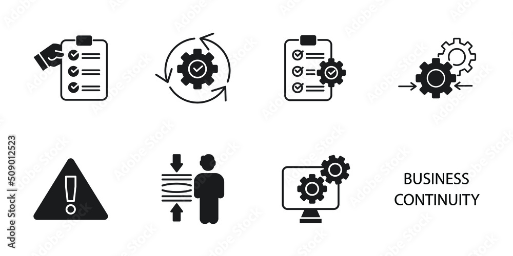 continuity icons set . continuity pack symbol vector elements for ...