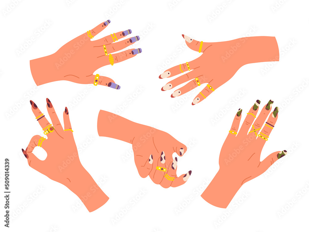 Manicured Hand Clip Art