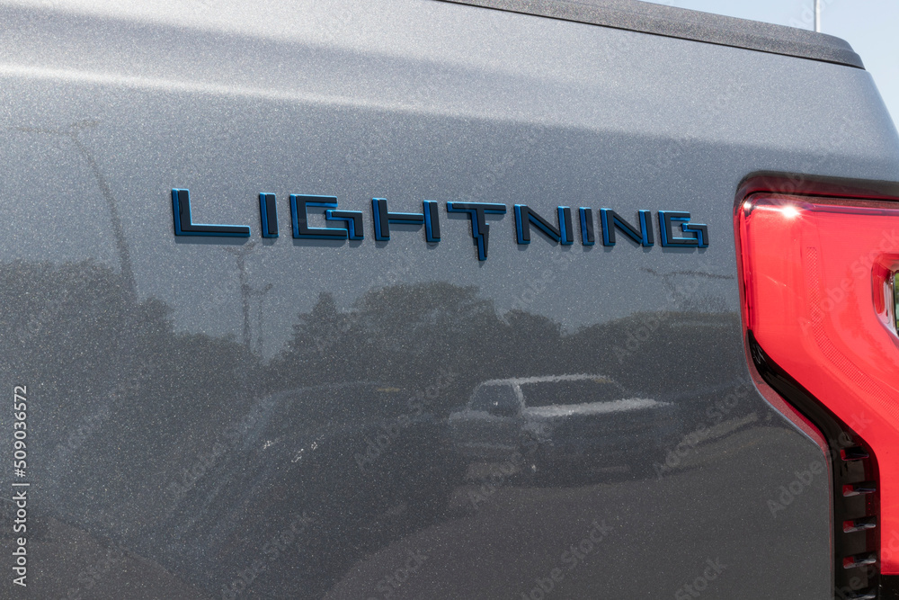 Ford F-150 Lightning display. Ford offers the F150 Lightning all ...