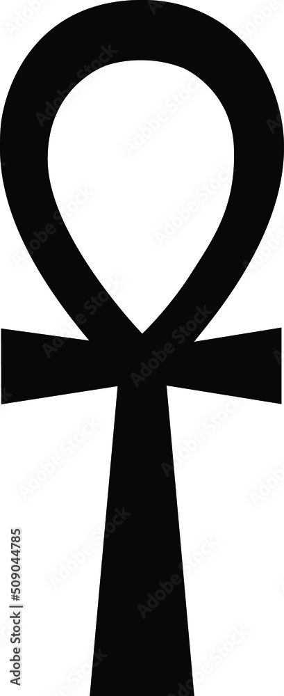 ankh or key of life - ancient, religious, egyptian, hieroglyphic symbol ...