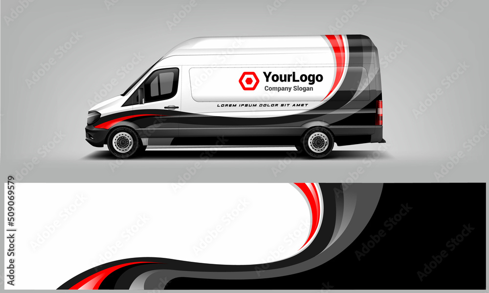 Van Wrap Car Design. Van Wrap Livery design. Ready print wrap design ...