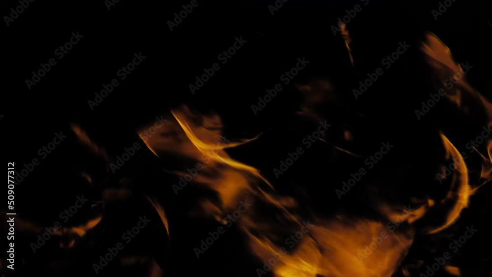 Fire Explosion Transition To The Camera With Alpha Channel. Realistic ...