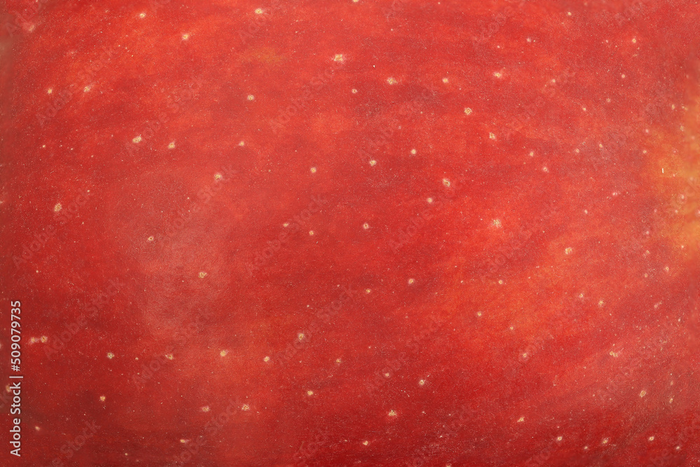 Texture of red apple peel. Peel of an apple fruit close-up. Stock Photo ...