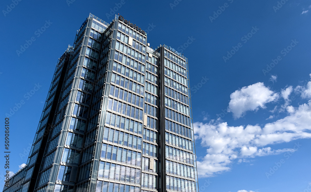 The Mark modern office building in Bucharest, headquarters for Deloitte ...