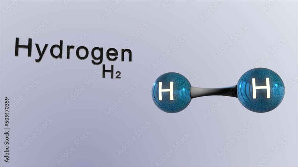 Stockvideo High quality CGI render of a scientific molecular model of a ...