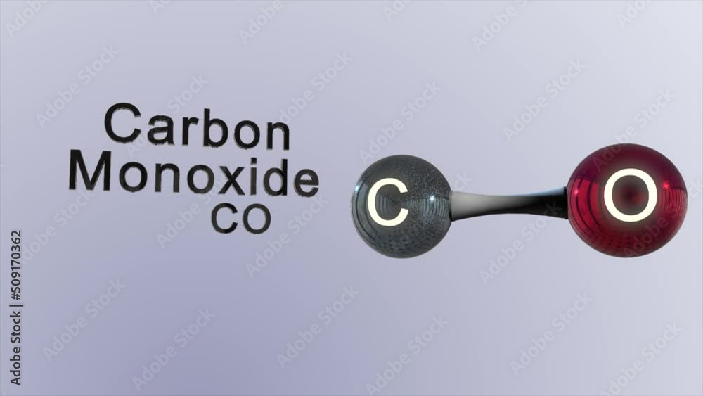 High quality CGI render of a scientific molecular model of a carbon ...