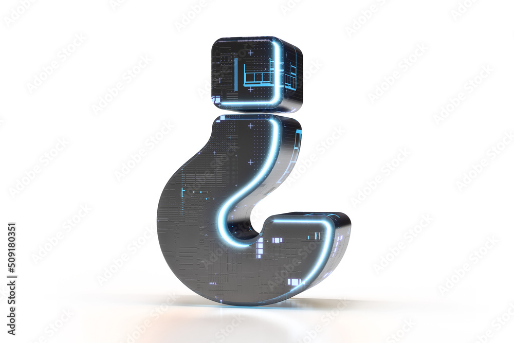 3D question mark symbol with gaming style design. Suitable for ...