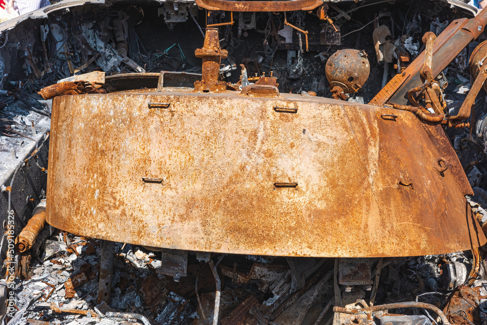 The war in Ukraine, the destruction of the Russian BMP, the torn tower ...