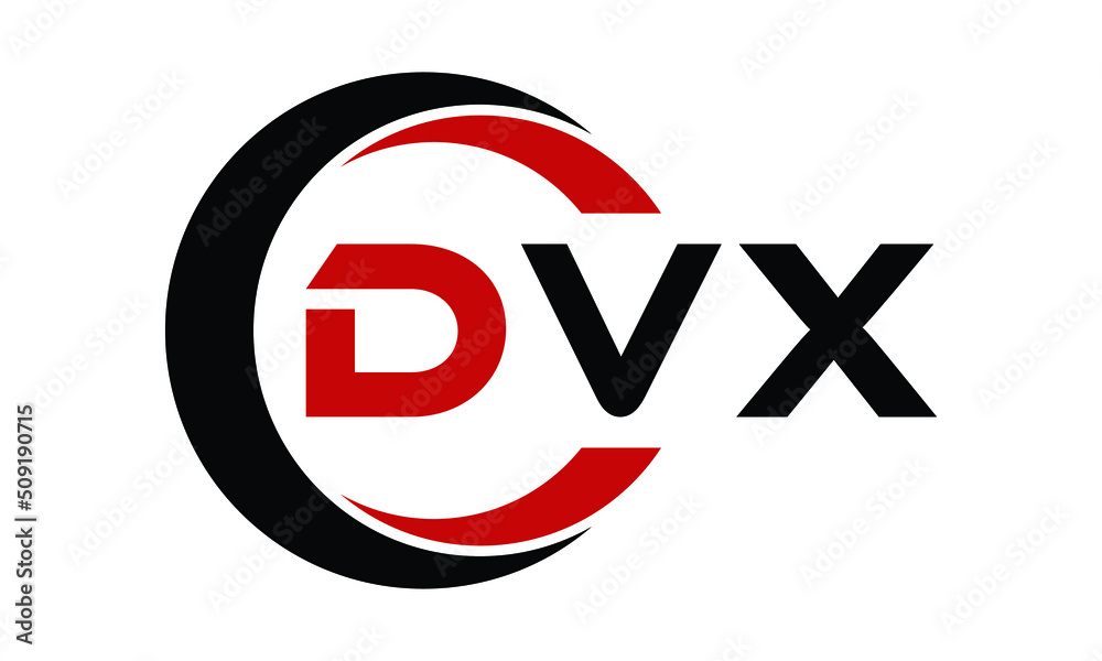 DVX swoosh three letter logo design vector template | monogram logo ...