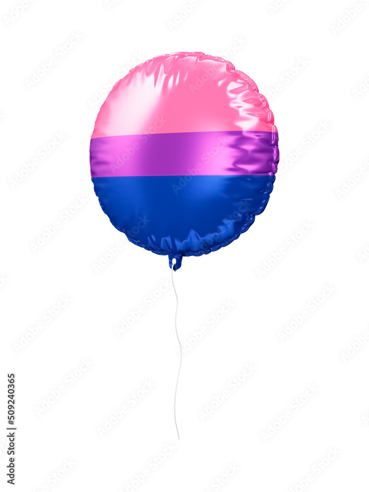 3d rendering of balloon with lgbtqia+ pride flag colors Stock ...