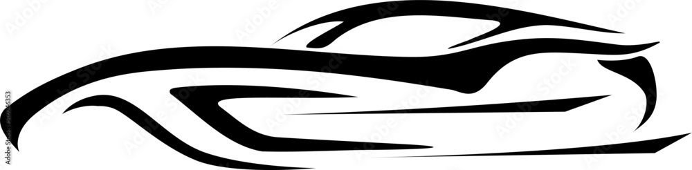 drawing sticker sketch art decor logo steering wheel car transport ...