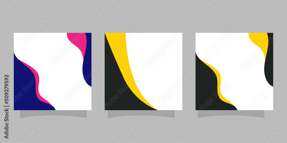 Trend banner templates. Blank layout banner design Stock Vector | Adobe ...