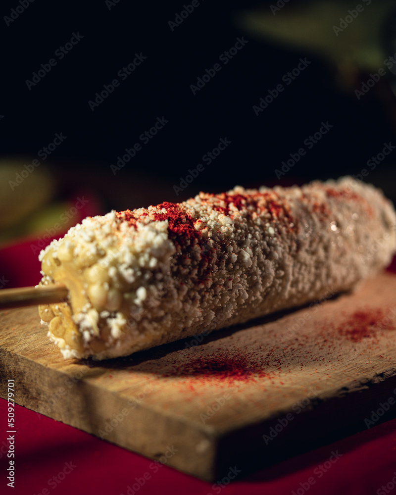 Elote, elote preparado, elote mexicano Stock Photo | Adobe Stock