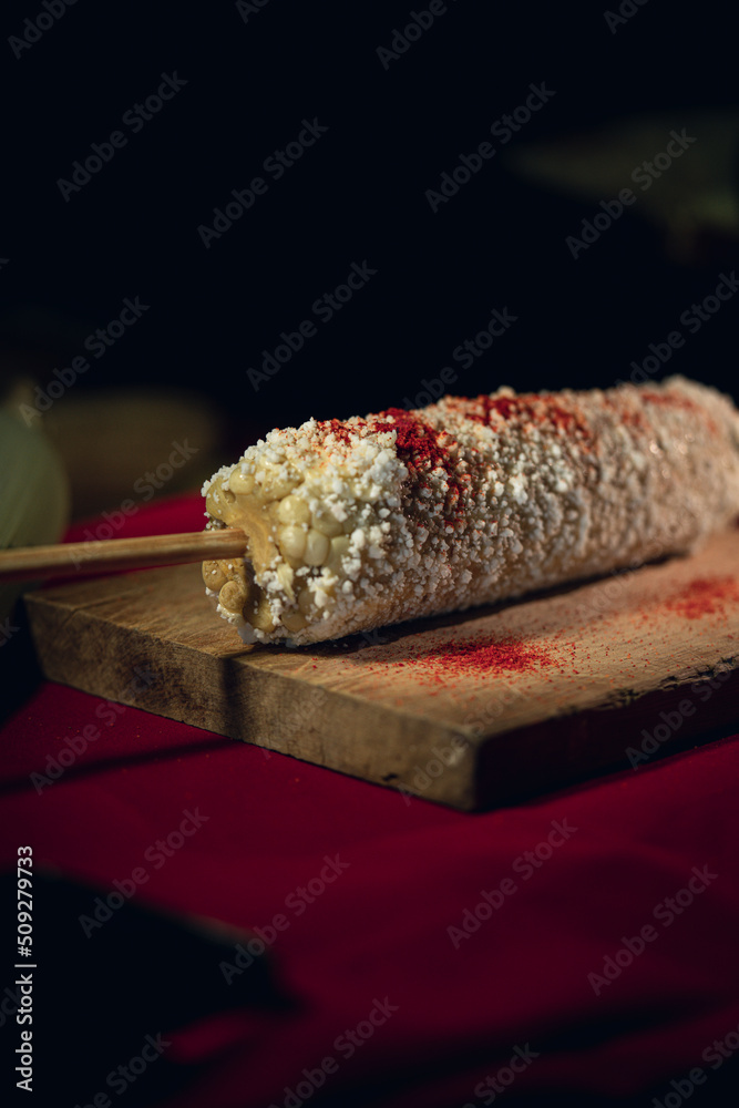 Elote, elote preparado, elote mexicano Stock Photo | Adobe Stock