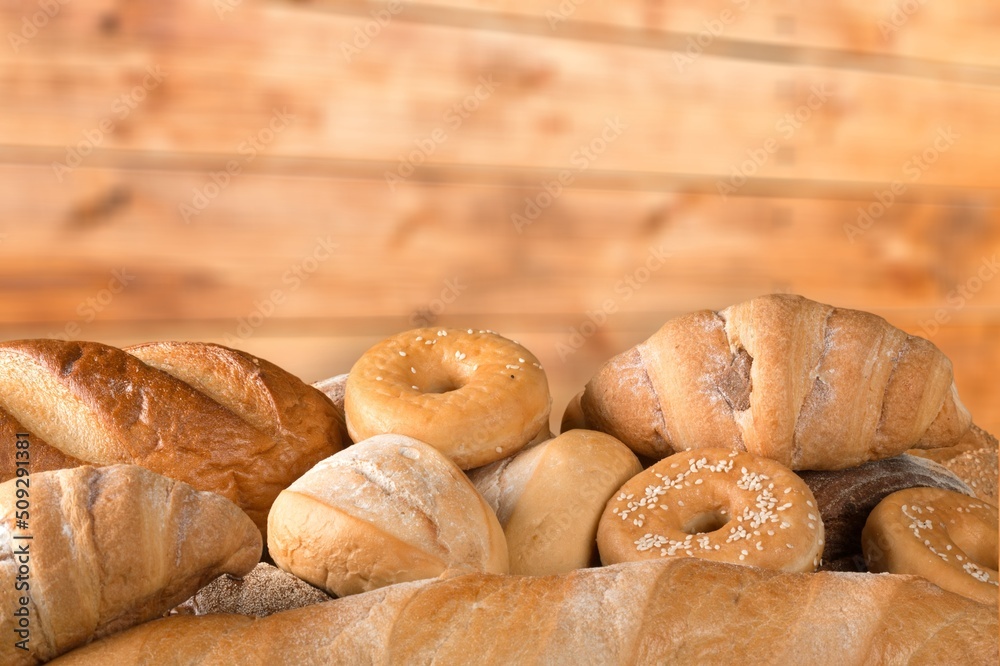 Bolillos. Traditional bakery. White bread commonly used to accompany ...