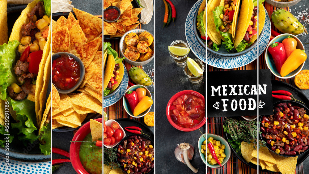 Mexican Food Collage