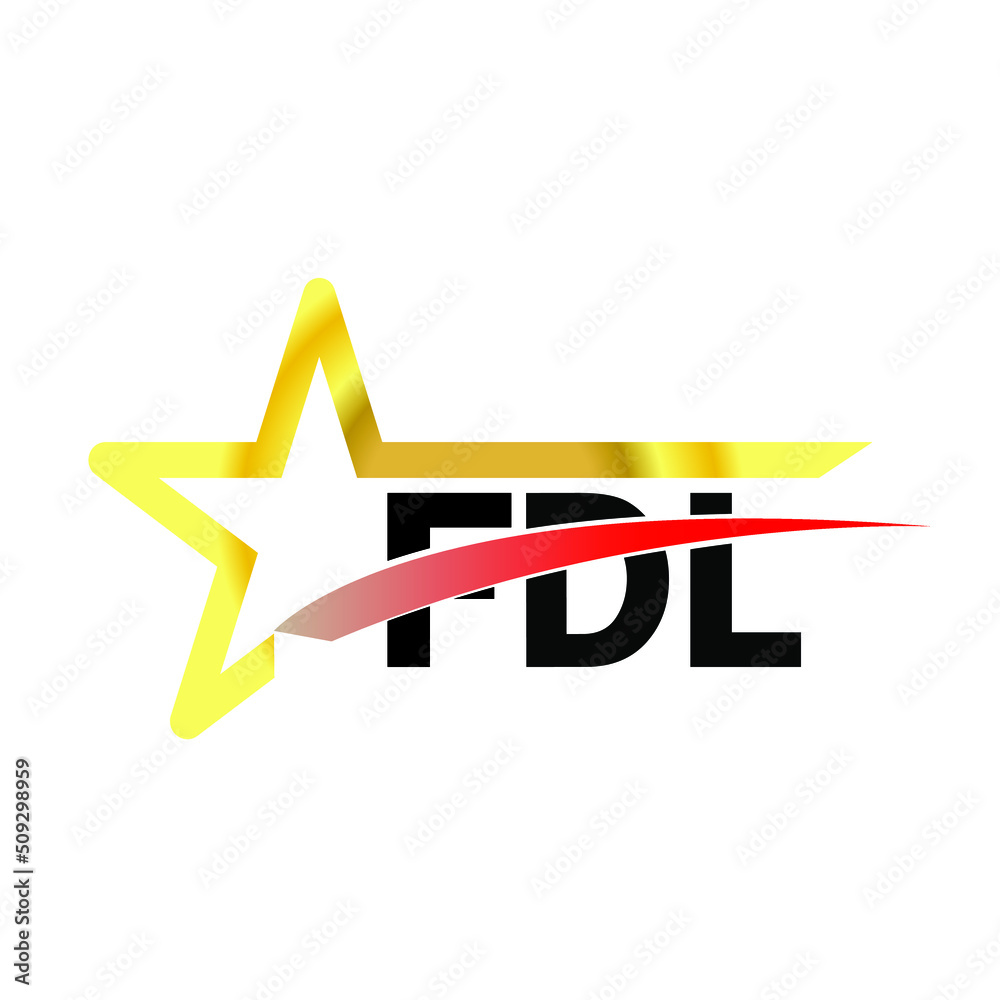FDL letter logo design. FDL creative letter logo. simple and modern ...