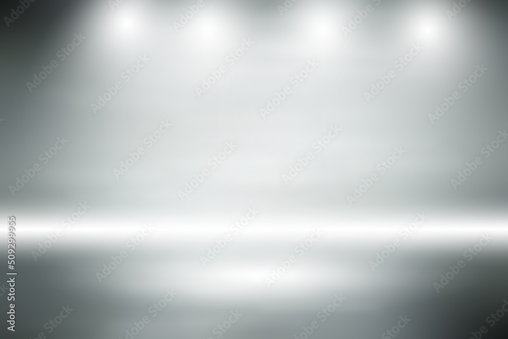 soft gray studio room background, grey floor backdrop with spotlight ...