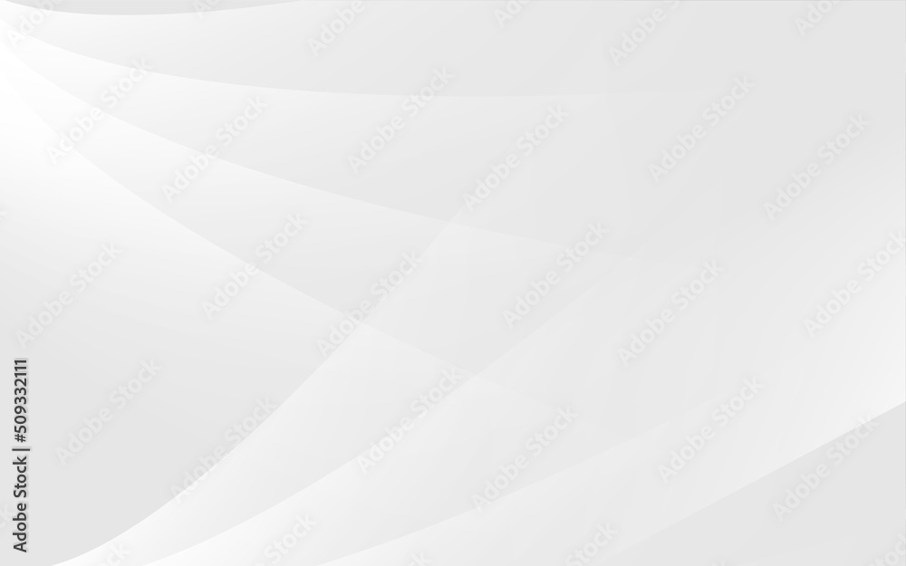 Abstract white shapes with silver light effect vector about modern ...