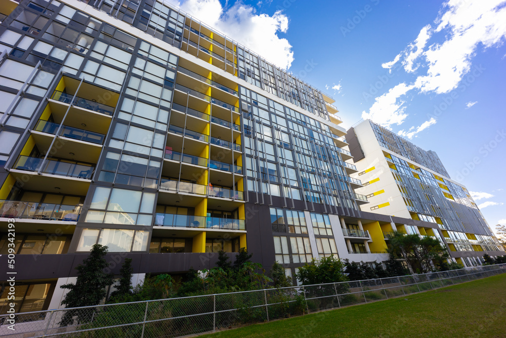 Residential high rise apartment building in inner Sydney suburb NSW ...